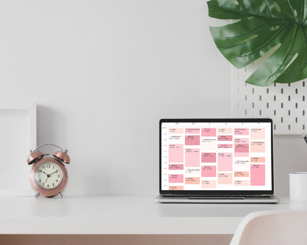 Google Calendar Customisation Palette ~ Cherry Blossom - Etsy