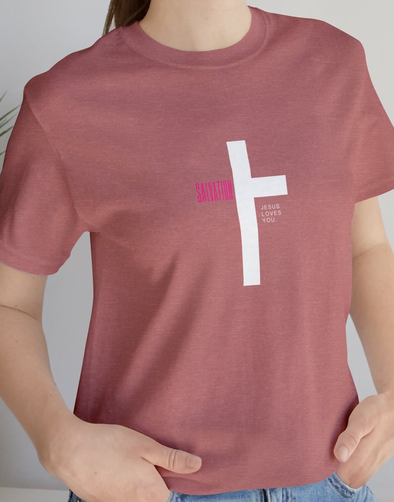 Salvation Jesus Love You Shirt Short Sleeve Tee Etsy