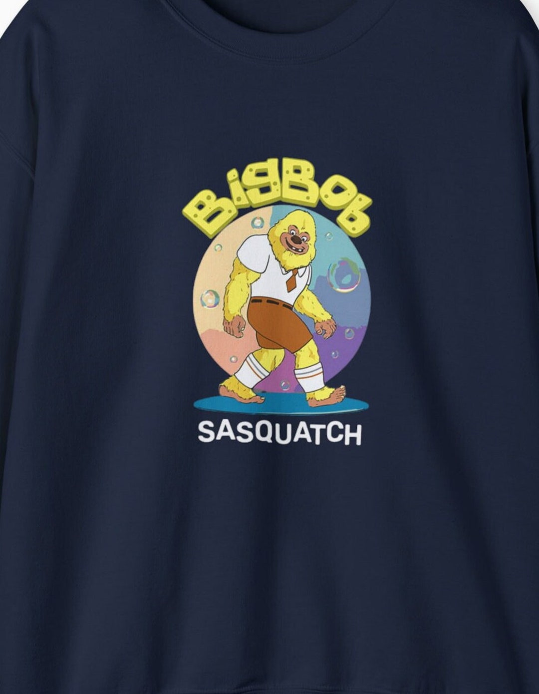 Bigbob Sasquatch Yeti Bigfoot Sweater Heavy Blend™ Crewneck - Etsy