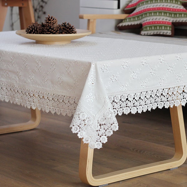 Lace Tablecloth - Etsy