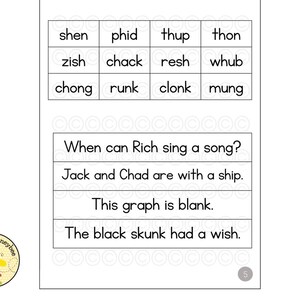 Quick Phonics Assessment Screener PRINT ONLY Digital Download - Etsy