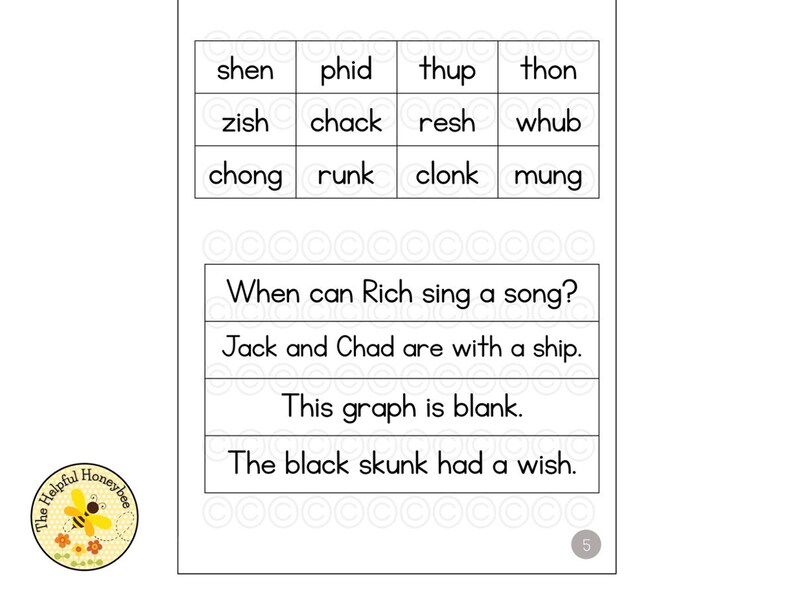 Quick Phonics Assessment Screener PRINT ONLY Digital Download - Etsy