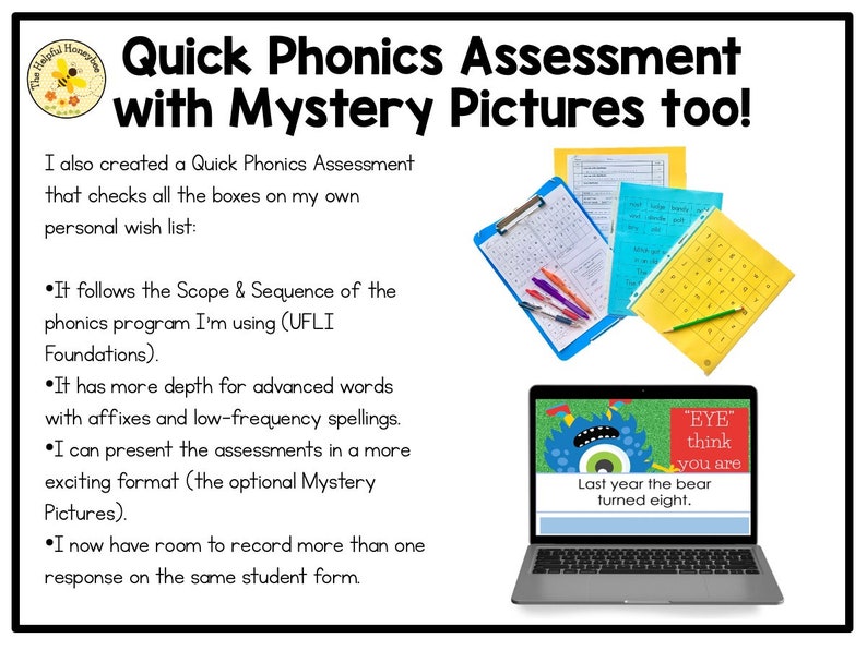 Quick Phonics Assessment Screener Digital ADD-ON for Powerpoint ...