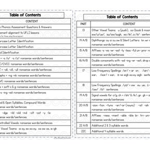 Quick Phonics Assessment Screener PRINT ONLY Digital Download - Etsy