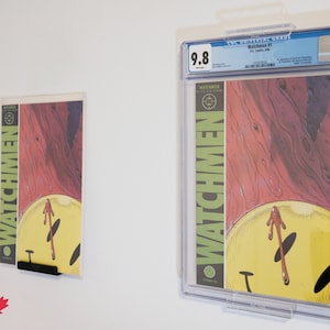 Comic Book Wall Mount, CGC Comic Book Hanger, PREMIUM Acrylic Wall ...