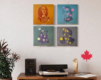 Vinyl Record Shelf Album Wall Mount Display - Etsy