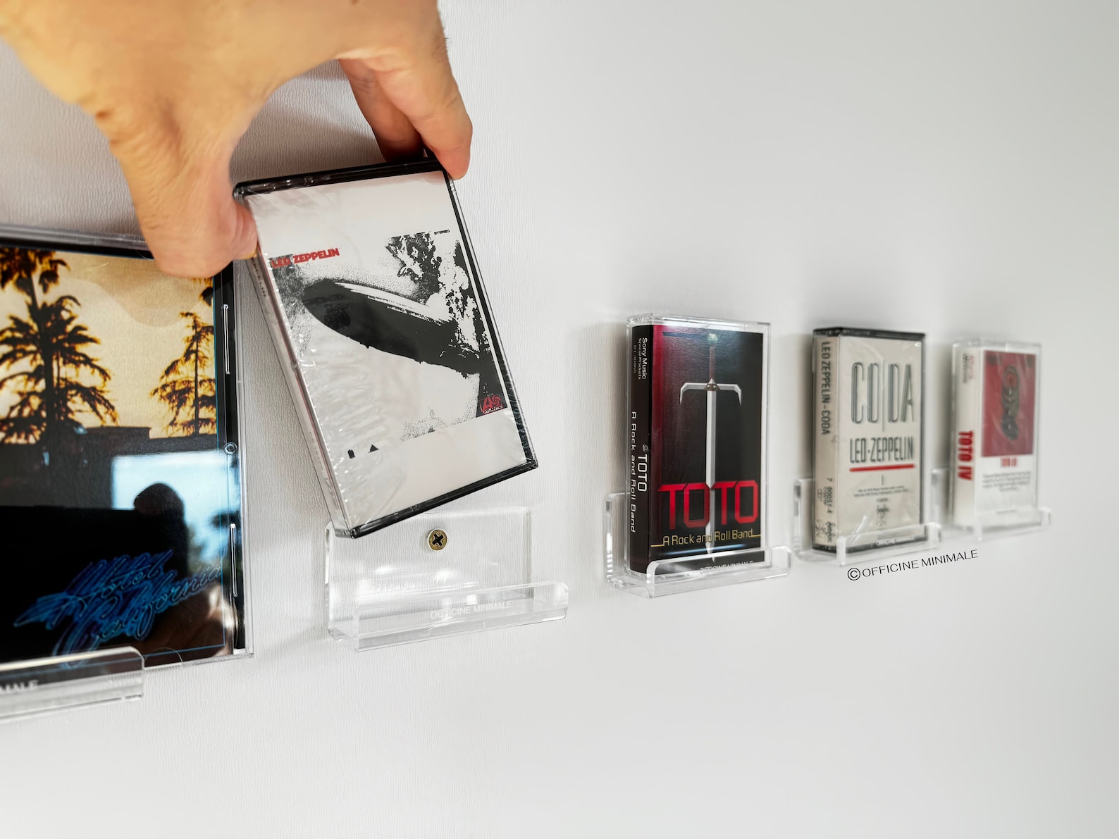 Acrylic Cassette Tape Wall Mount, Minimalist CD Display - Etsy