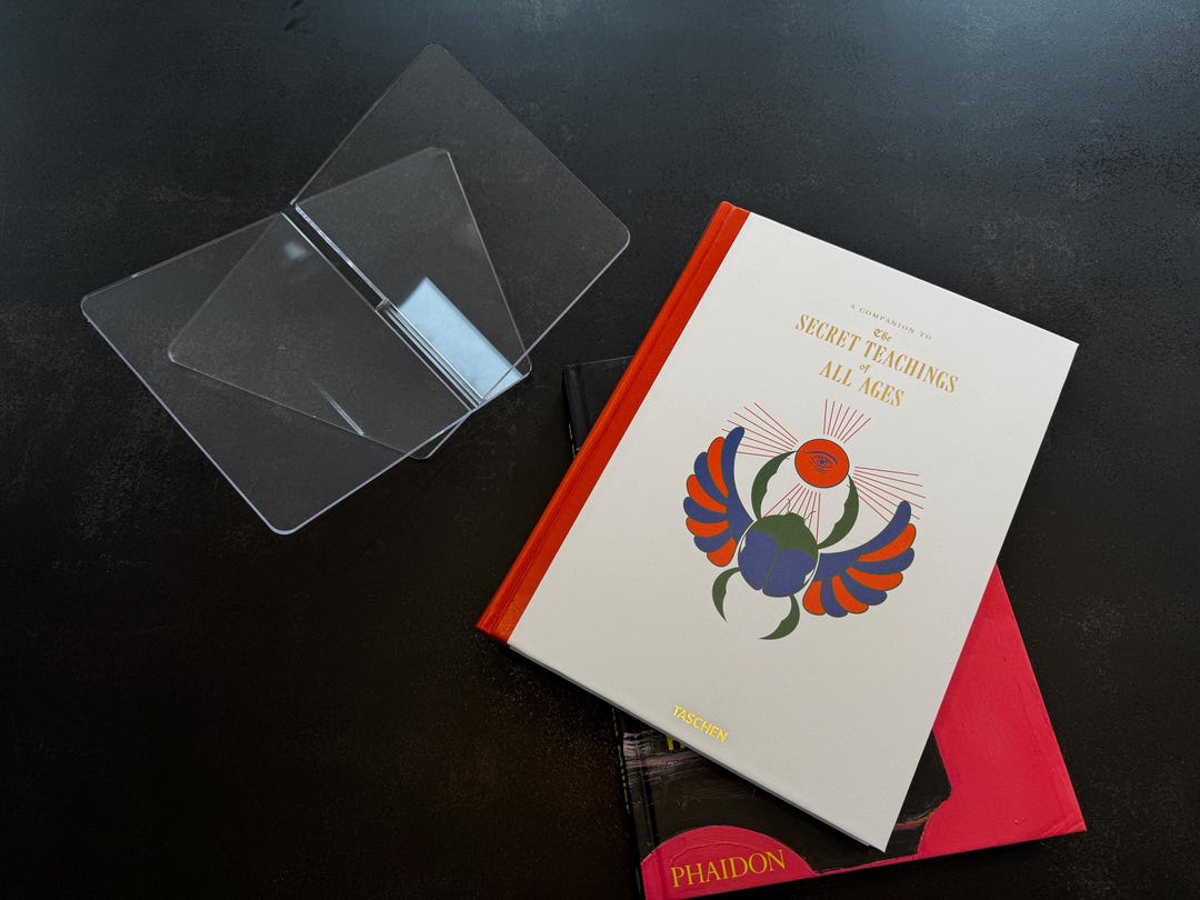 Minimalist Open Book Display Stand, Modern Cookbook Recipe Book ...