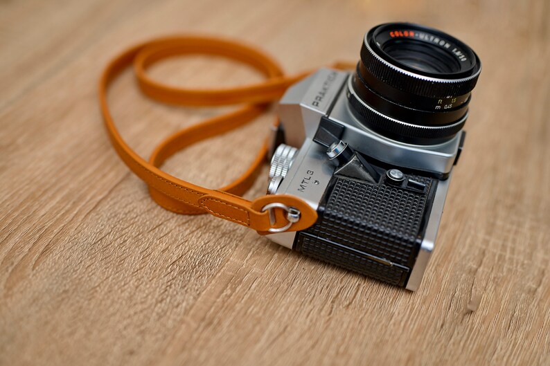 Luxury Leather Italian Camera Neck Strap SLR DSLR X100V D750 K1000 ...