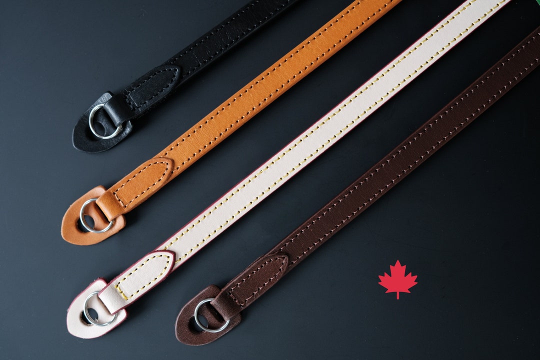 Italian Top Grain Camera Leather Neck Strap SLR DSLR X100V D750 K1000 ...