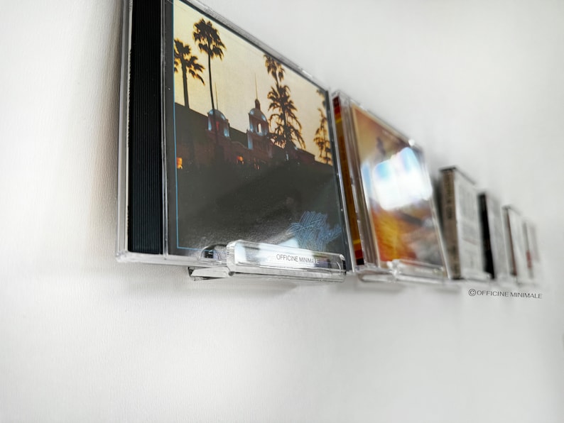 Acrylic Cassette Tape Wall Mount, Minimalist CD Display - Etsy