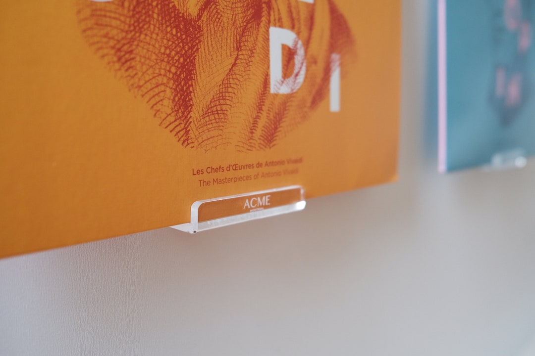 PREMIUM Double Album Display Brackets Wall Mount Vinyl Record Covers LP ...