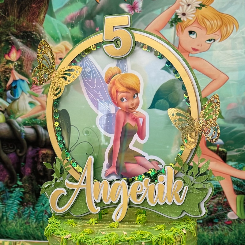 Tinkerbell Cake Toppers - Etsy