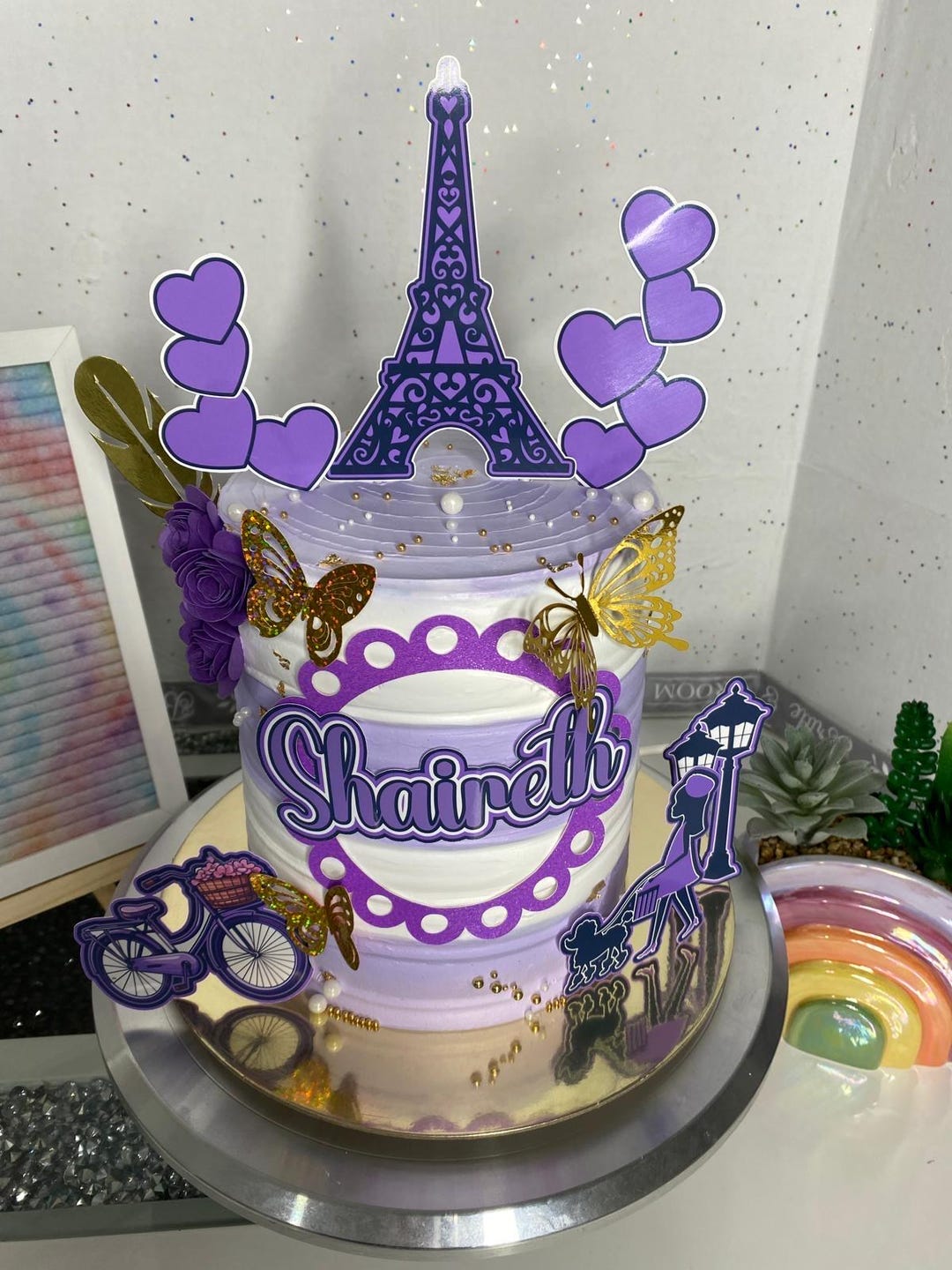 Paris Cake Topper - Etsy