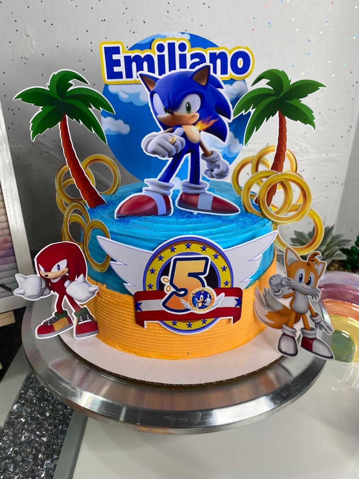 Cake Topper Sonic - Etsy
