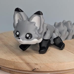 gray fox 3d print
