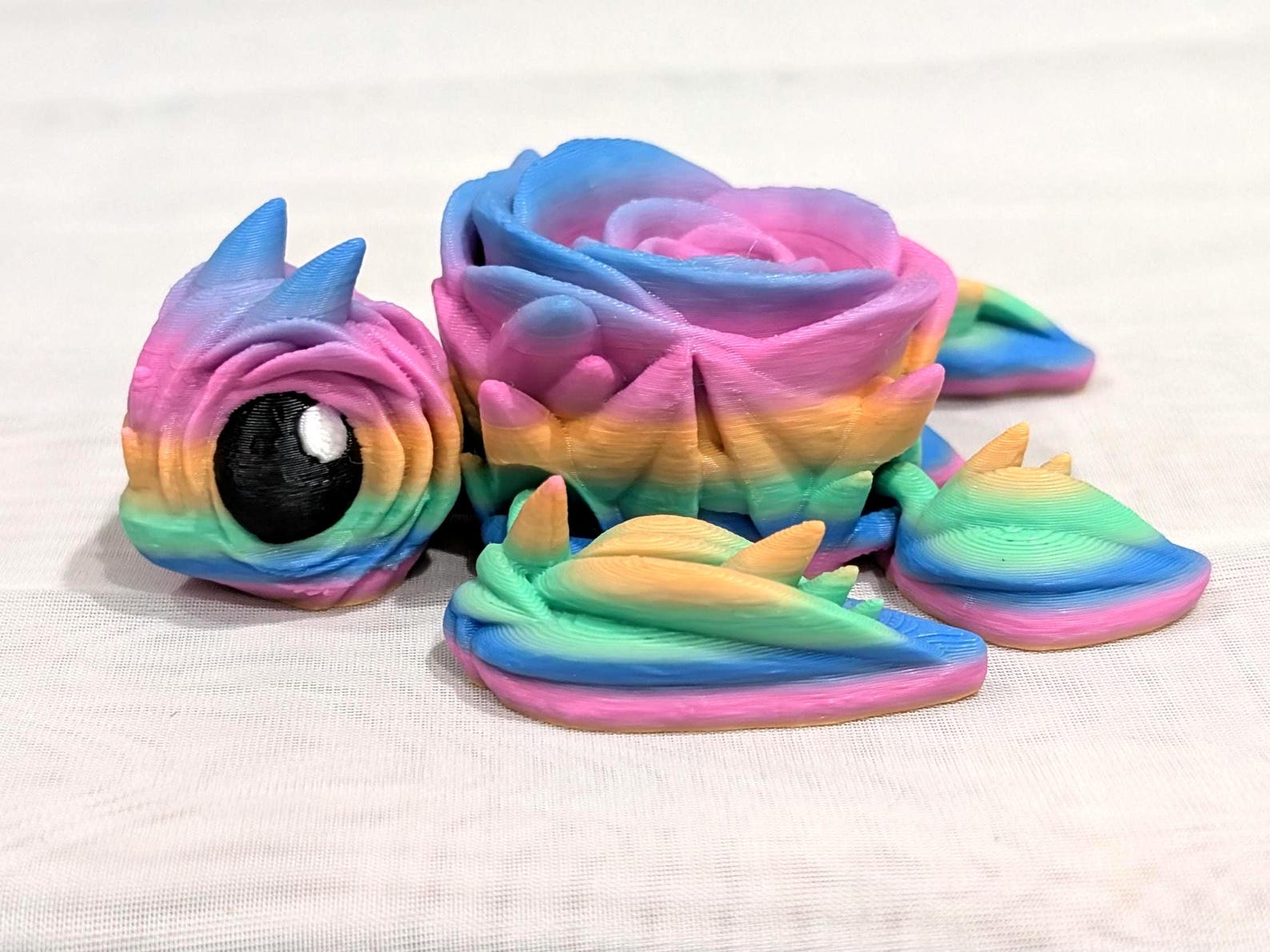 Rose Turtle - 3D Print - Cinderwing 3D - Mothers Day, Anniversary ...