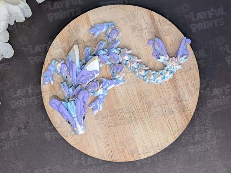 Articulated Butterfly Dragon: 3D Printed PLA Fidget Toy, Cinderwing3d ...