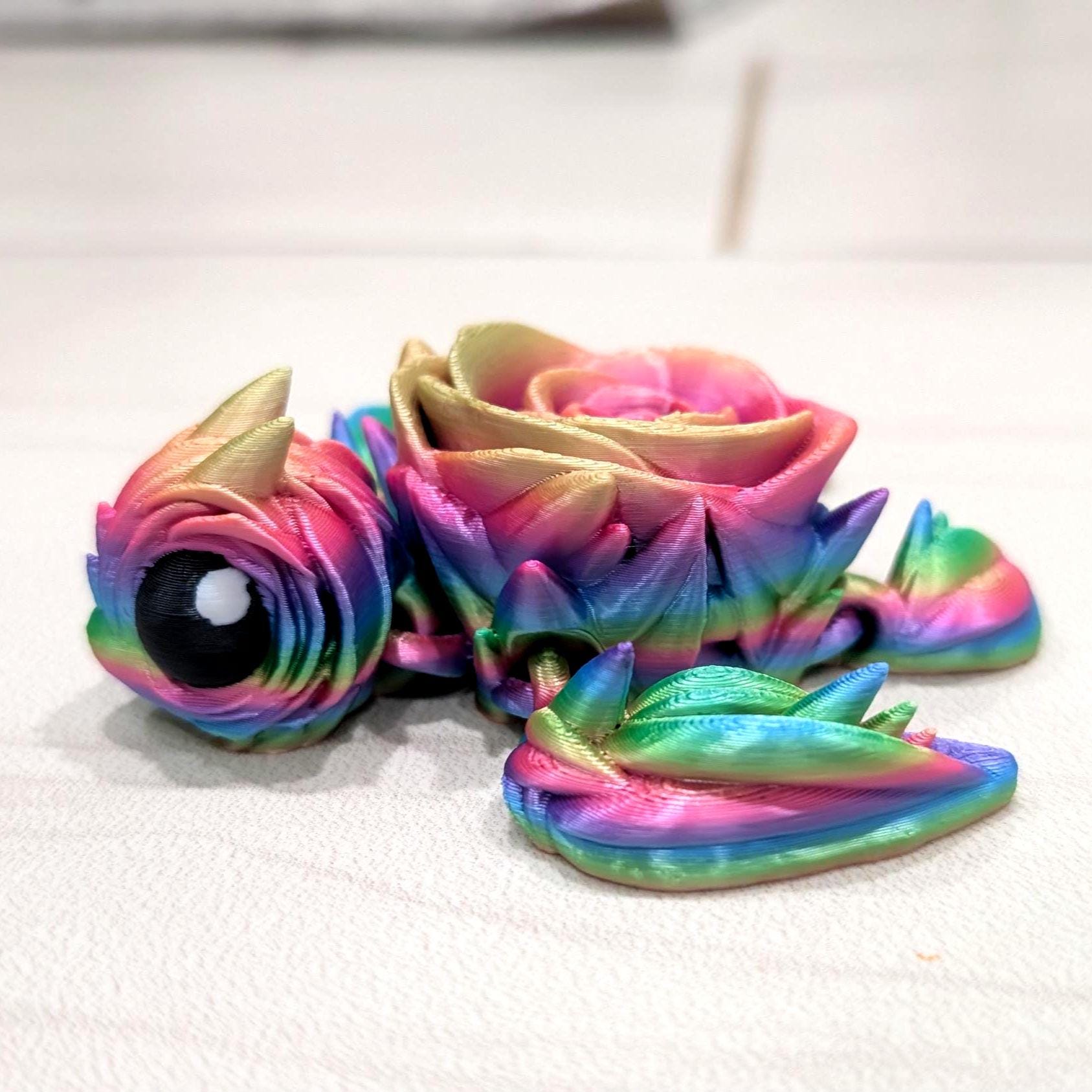 Rose Turtle - 3D Print - Cinderwing 3D - Mothers Day, Anniversary ...