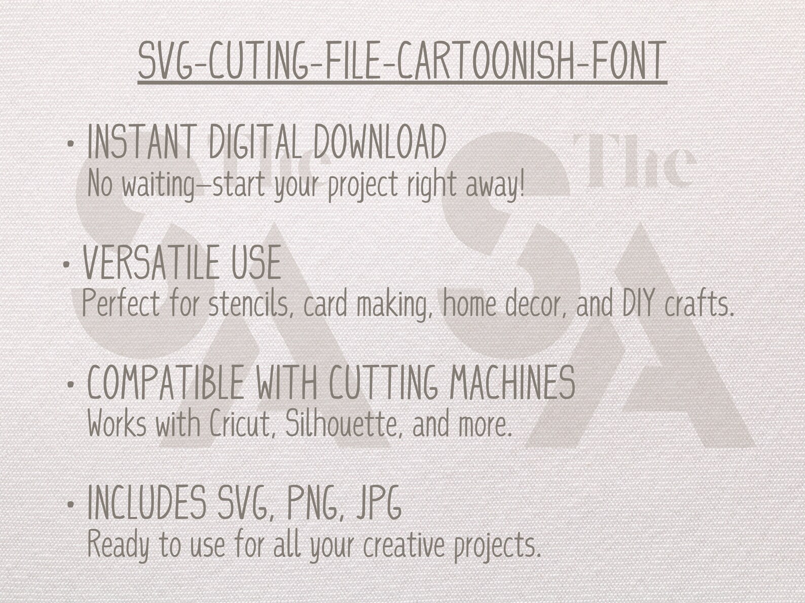 Cartoonish Letters SVG Set Upper and Lower Case Cutting File Rounded ...