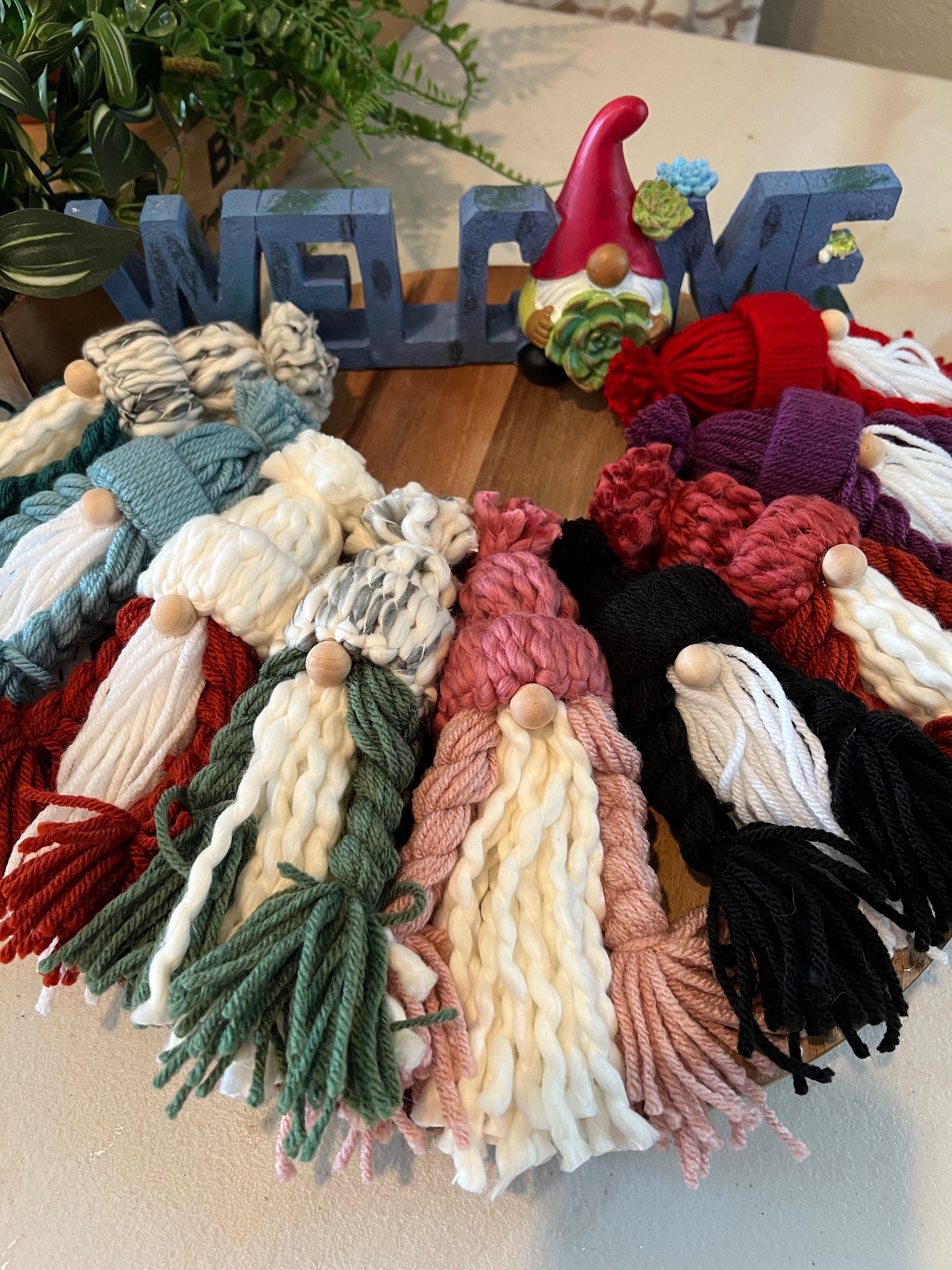 Yarn Gnomes With Braids - Etsy