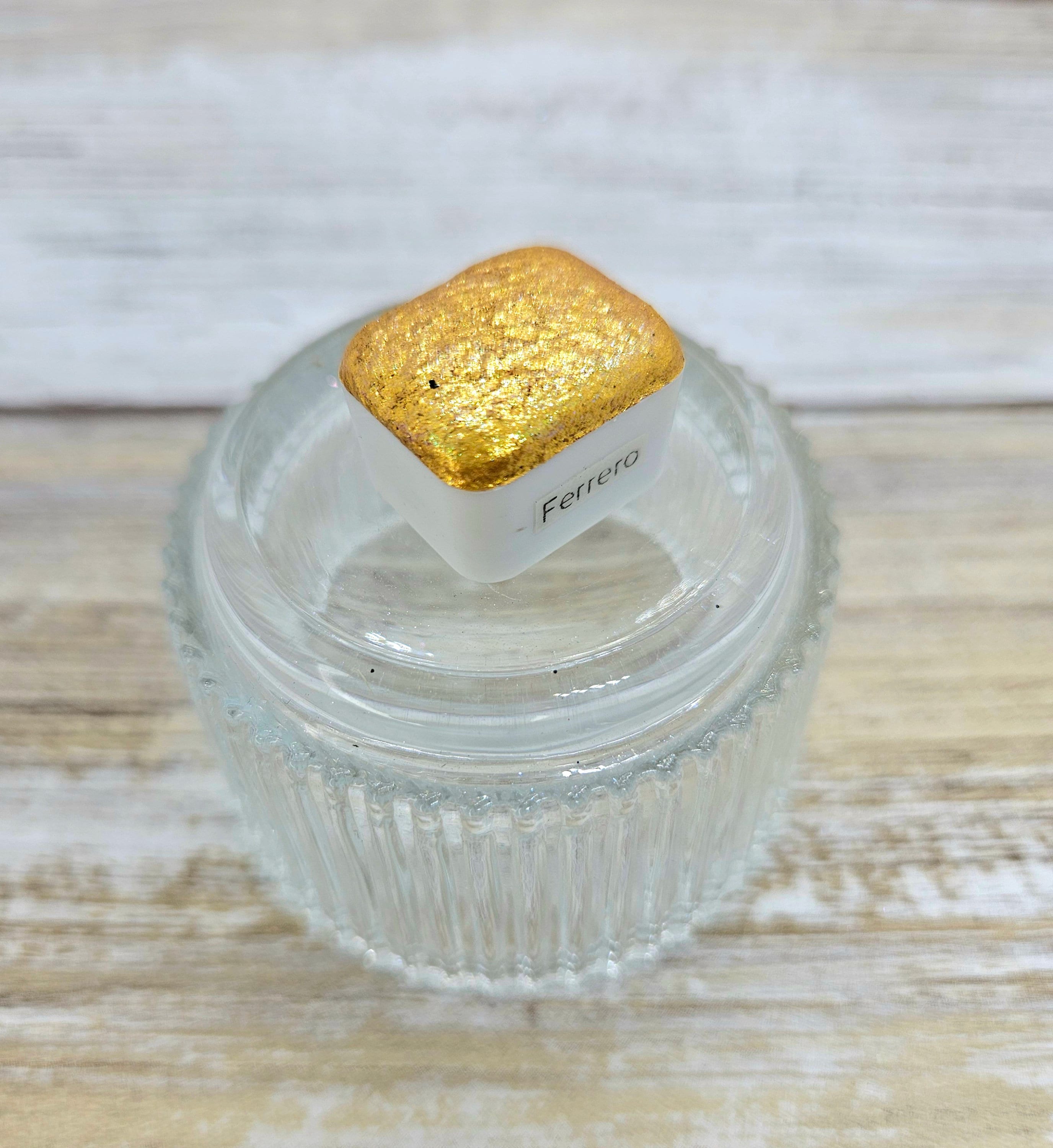 Ferrero | Gold Handmade Watercolor Paint | Mica Metallic | Paw Sampler ...