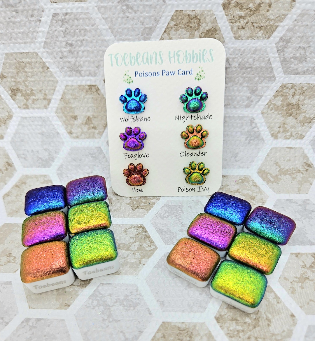 Poisons Set | Handmade Watercolor Paint | Supershifter Chameleon | 2ml ...