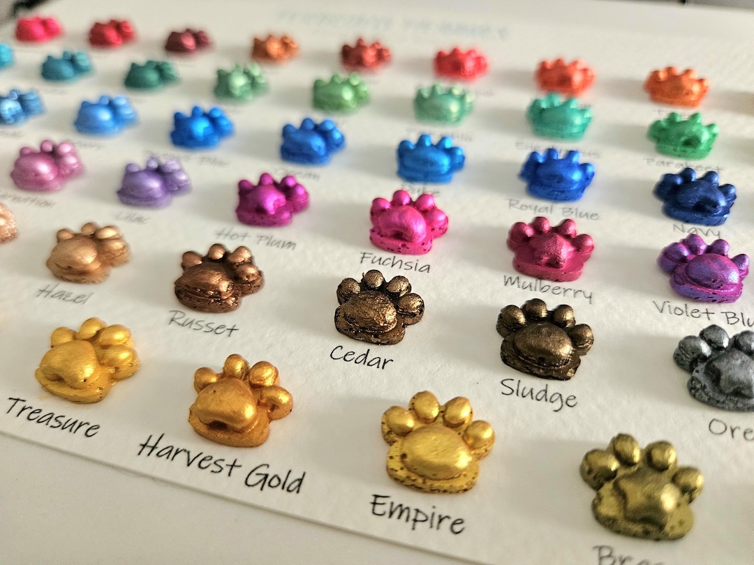 Master Mica Paw Card Vol.1 (53 Colours) | Handmade Watercolor Paint ...
