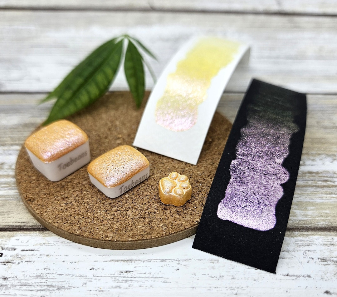 Lemon | Handmade Watercolor Paint | Colourshift | Paw Sampler | 1ml ...
