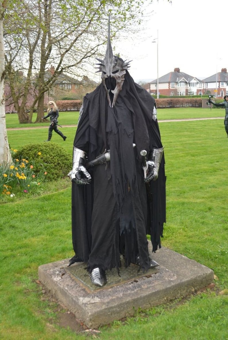 Handcrafted Nazgul Costume Witch King of Angmar Halloween Outfit ...