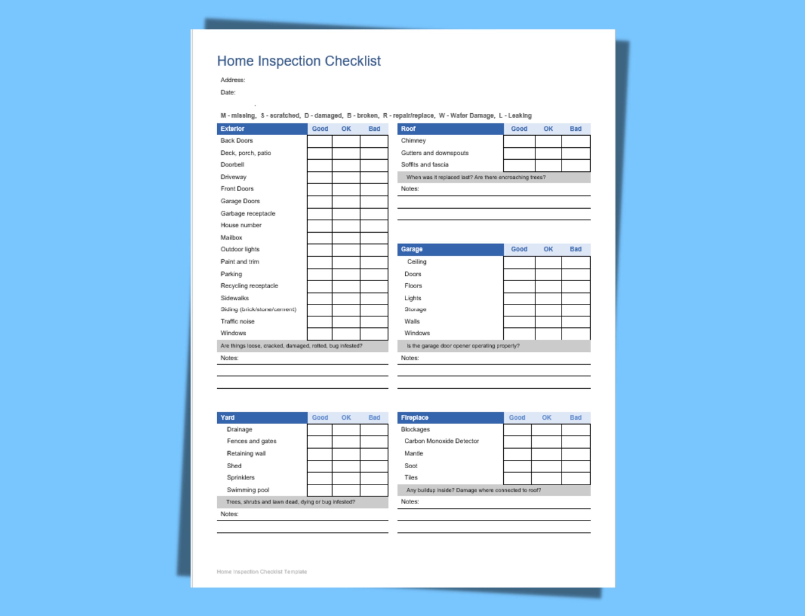 Home Inspection, Inspection Checklist, Home Checklist, House Checklist ...