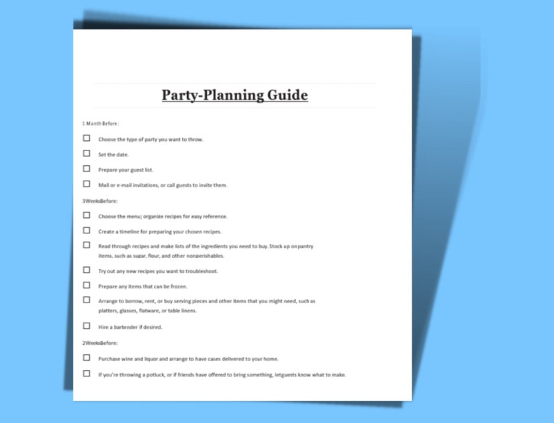 Party Planning Checklist, Party Planning, Planning Checklist, Birthday ...