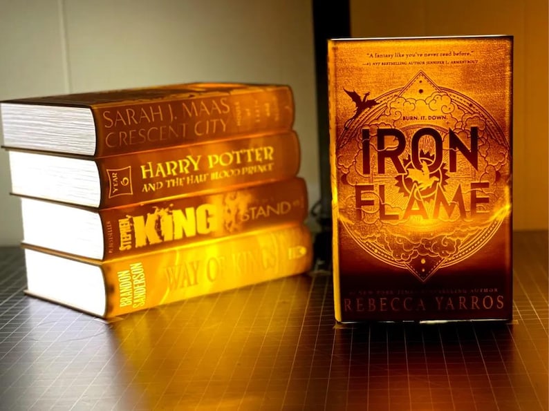 Rebecca Yarros Lithophane Books - Etsy Canada