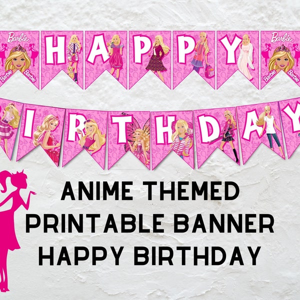 Barbie Banner - Etsy