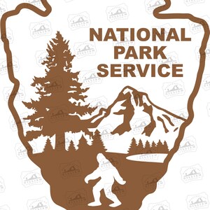 National Park Sign Design File for Creators - Etsy