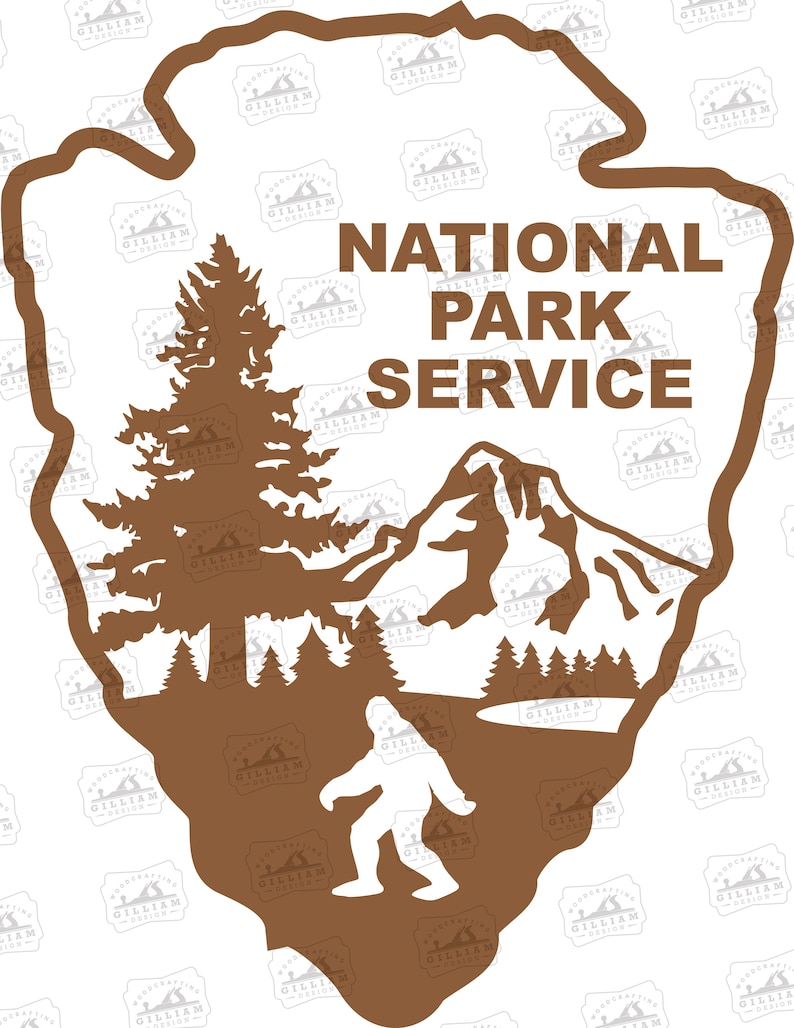 National Park Sign Design File for Creators - Etsy