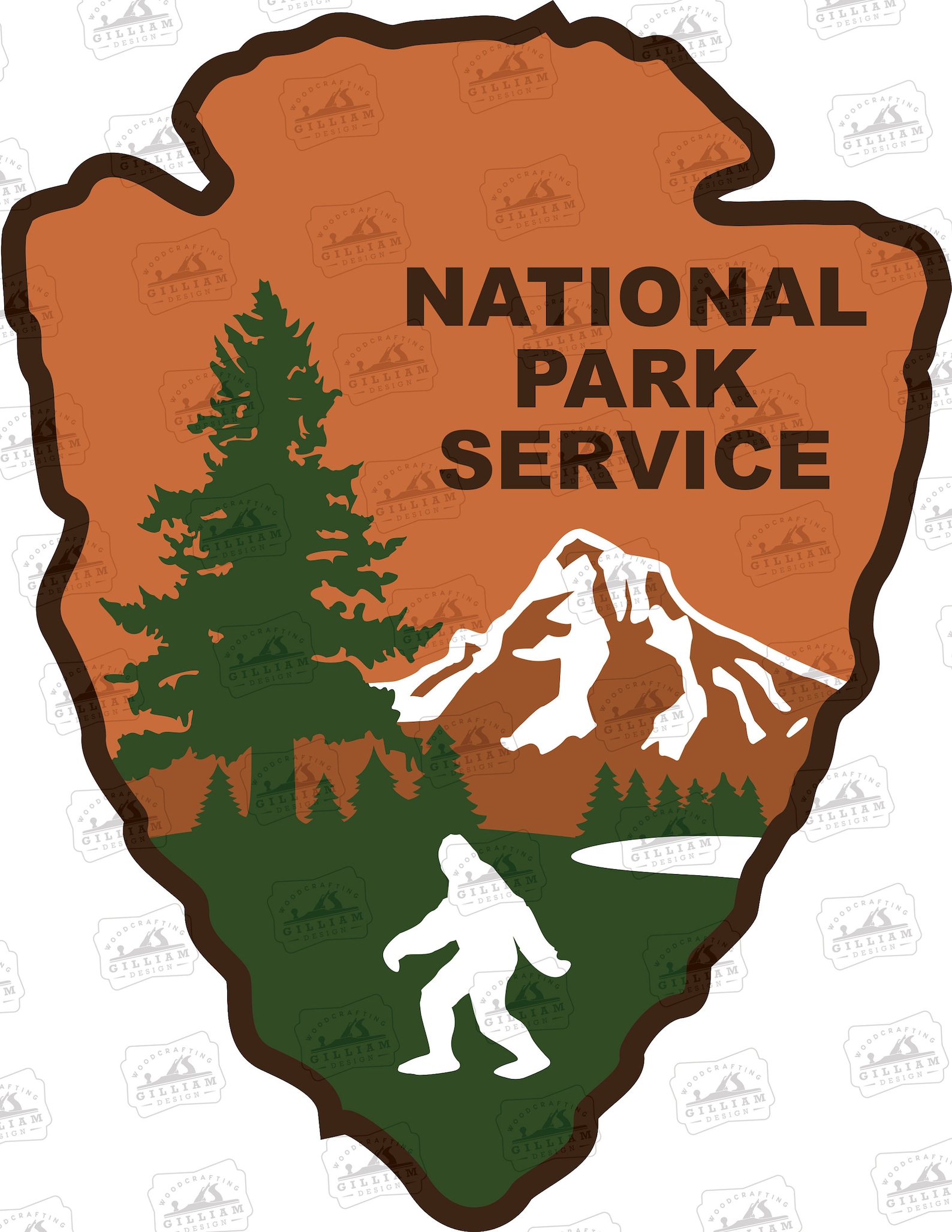 National Park Sign Design File for Creators - Etsy