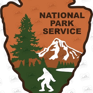 National Park Sign Design File for Creators - Etsy