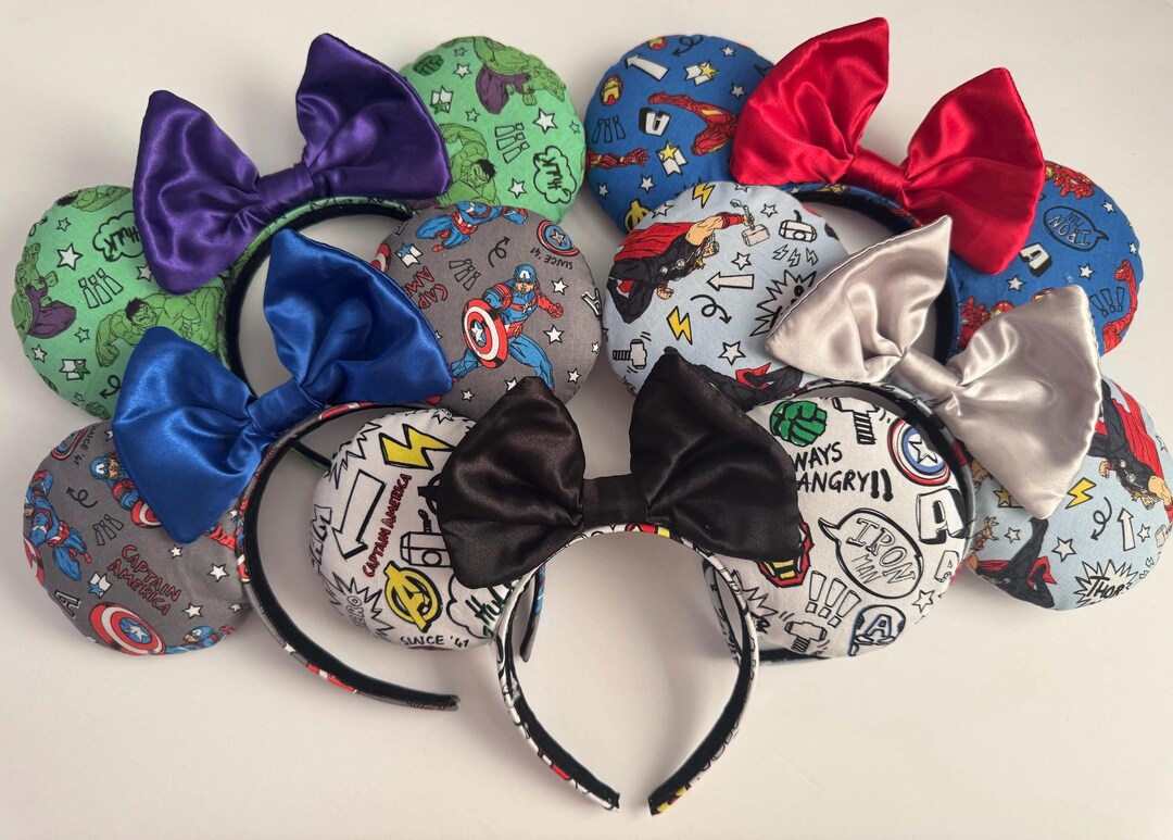 Marvel Superhero Ears || Hulk Ears || Captain America Ears || Thor Ears ...