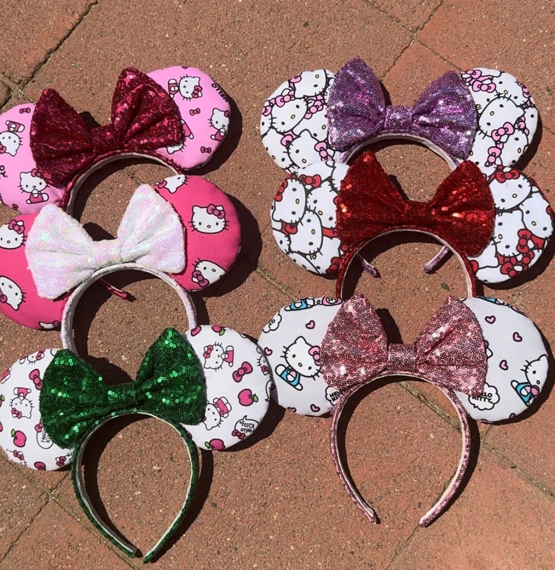 Hello Kitty Ears - Etsy