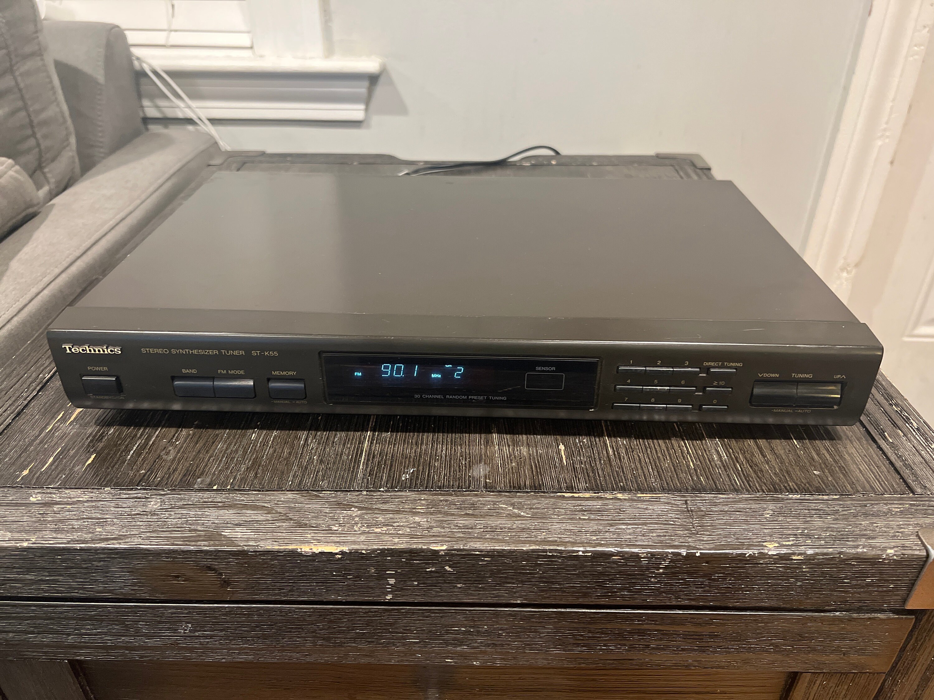 Vintage Technics ST-K55 Digital Display AM/FM Stereo Synthesizer Tuner ...