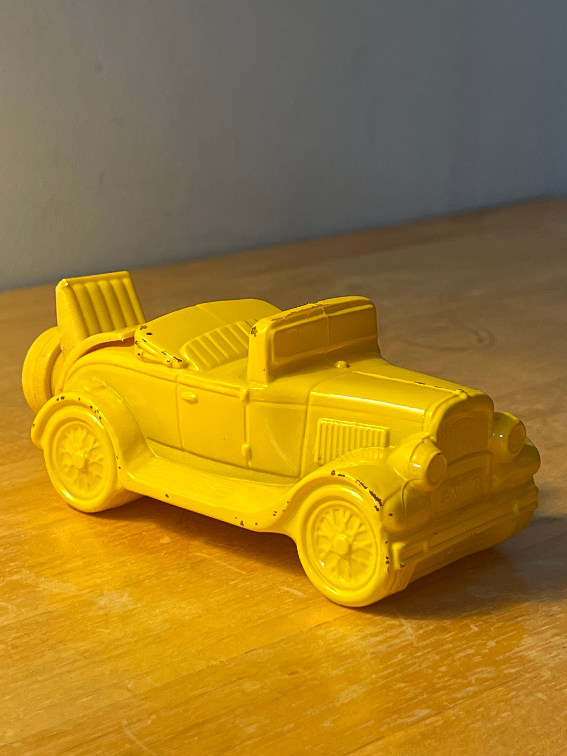 Avon Yellow Model A With Avon Leather After Shave, Completely Full, No ...