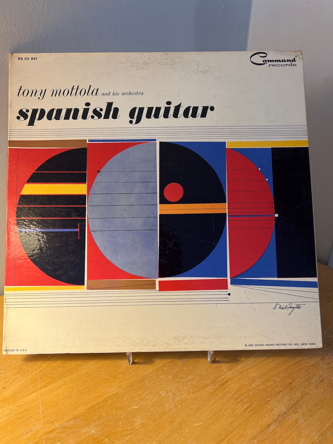Tony Mottola and His Orchestra, Spanish Guitar, RS 841 SD, 12” Vinyl - Etsy