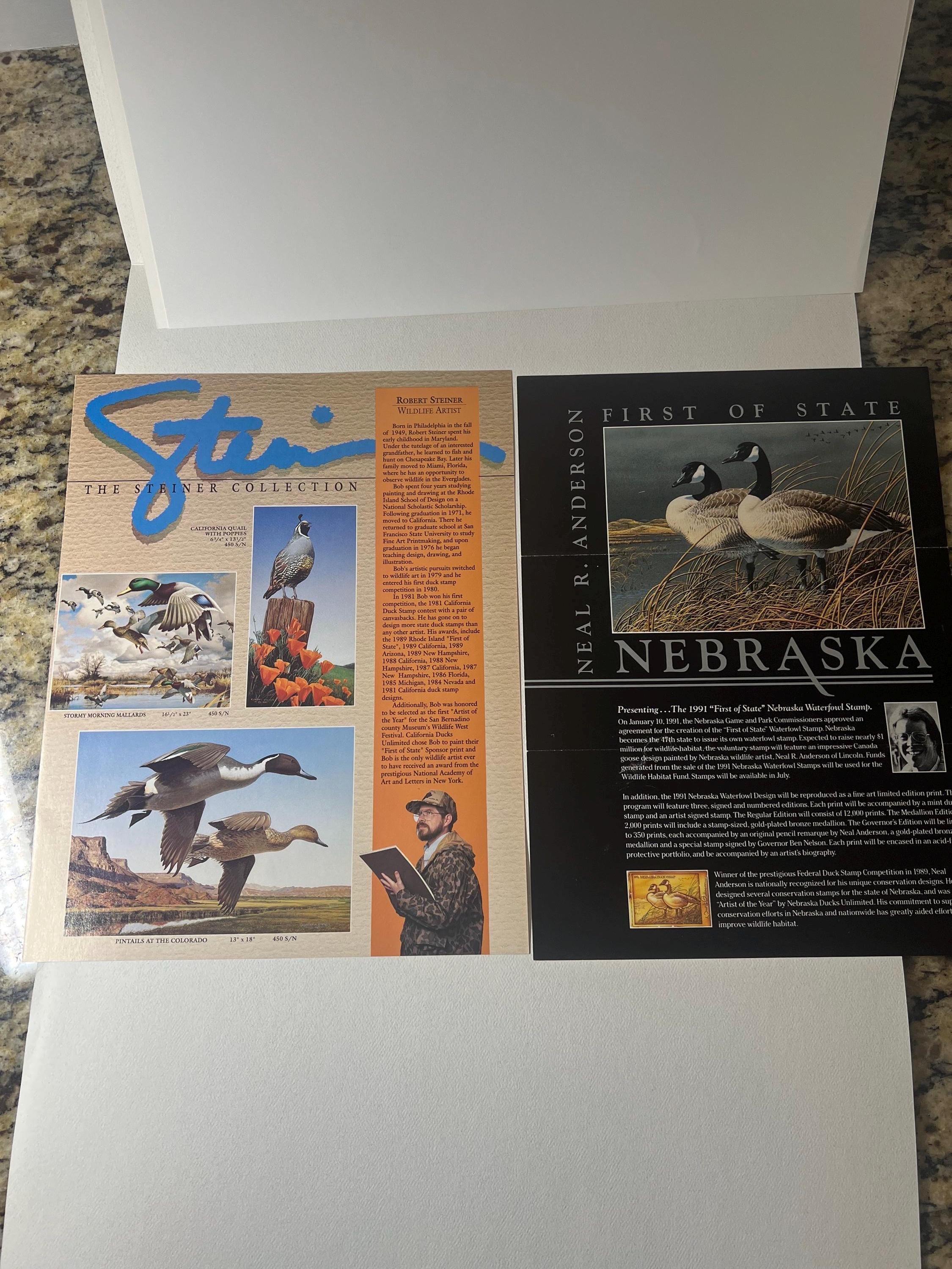 1990 Colorado Duck Stamp Print Set – Robert Steiner Signed, LE #2893/ ...