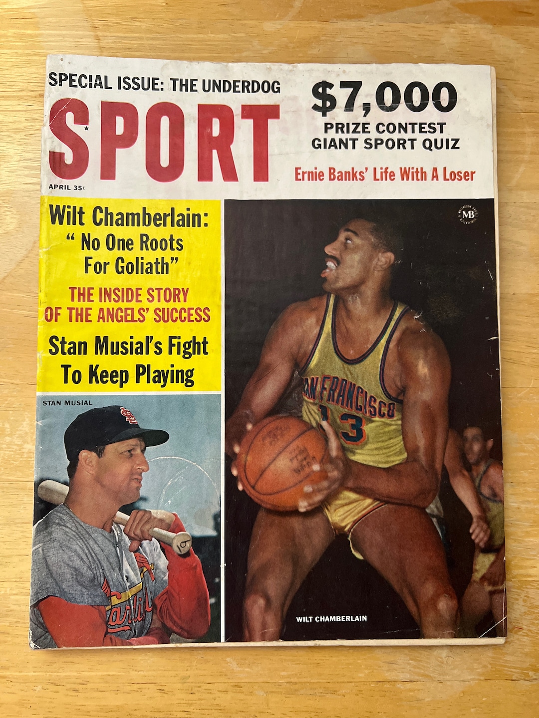 Vintage Sport Magazine Special Issue the Underdog Wilt Chamberlain ...