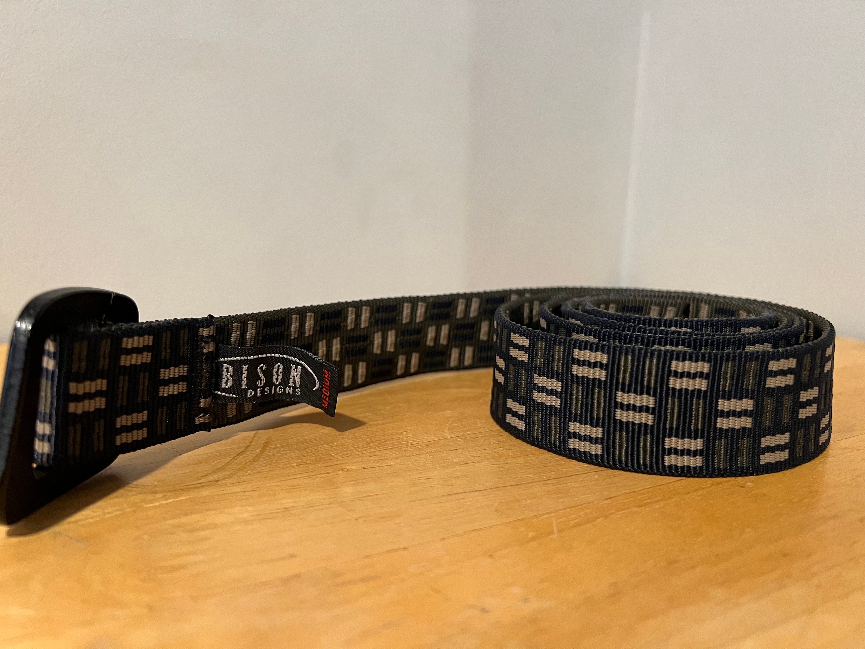 Vintage Bison Design Belt - Medium - Etsy