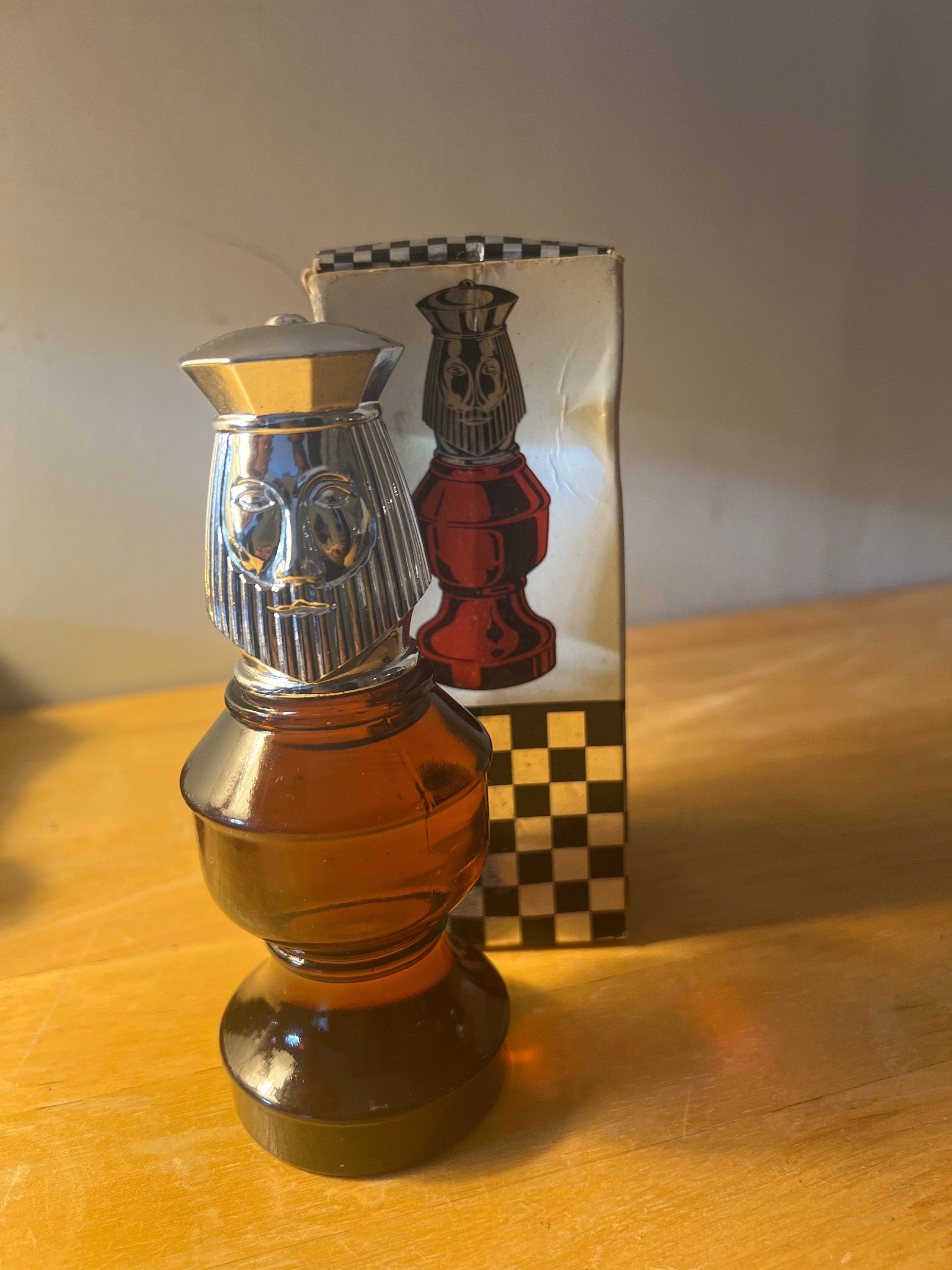 Set of 3 Avon Bottles: the King (x2), the Queen (ALL FULL) Vintage Hard ...