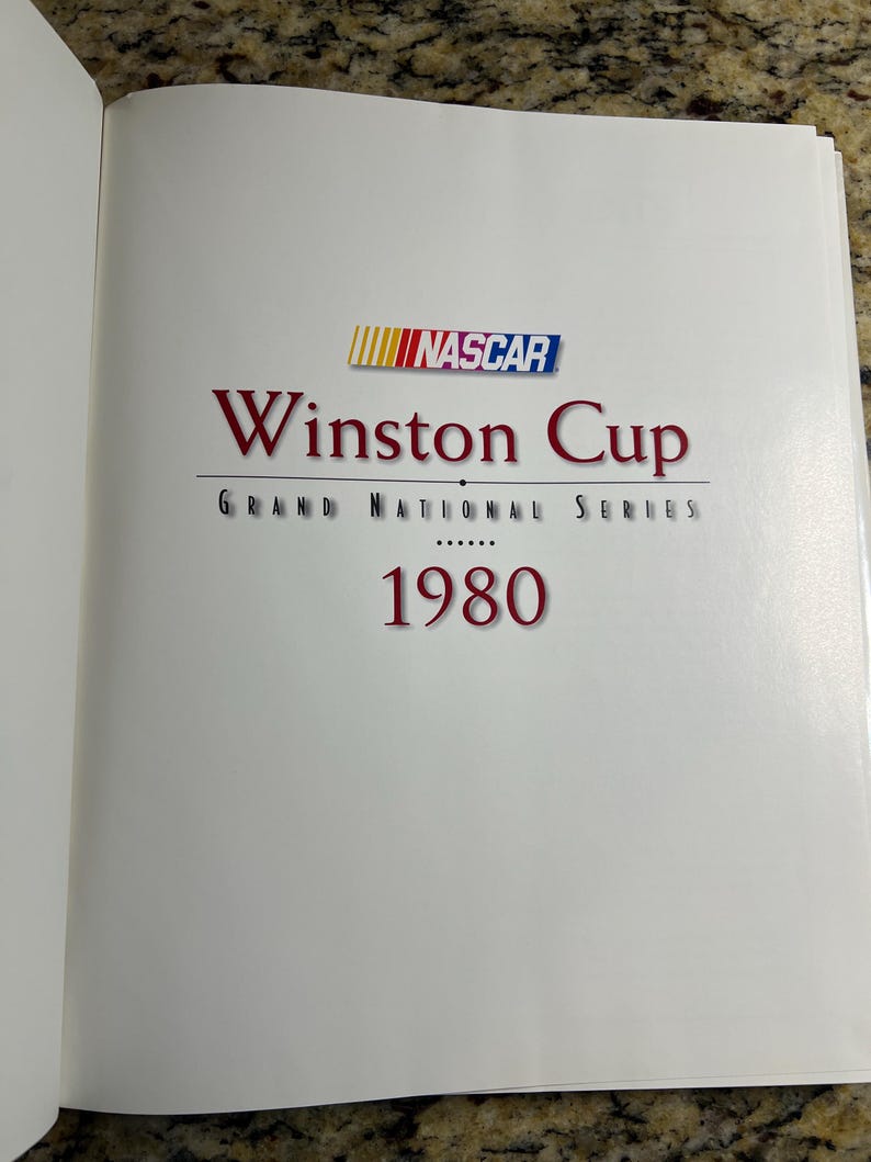 NASCAR Winston Cup Yearbook 1980 Edition - Etsy