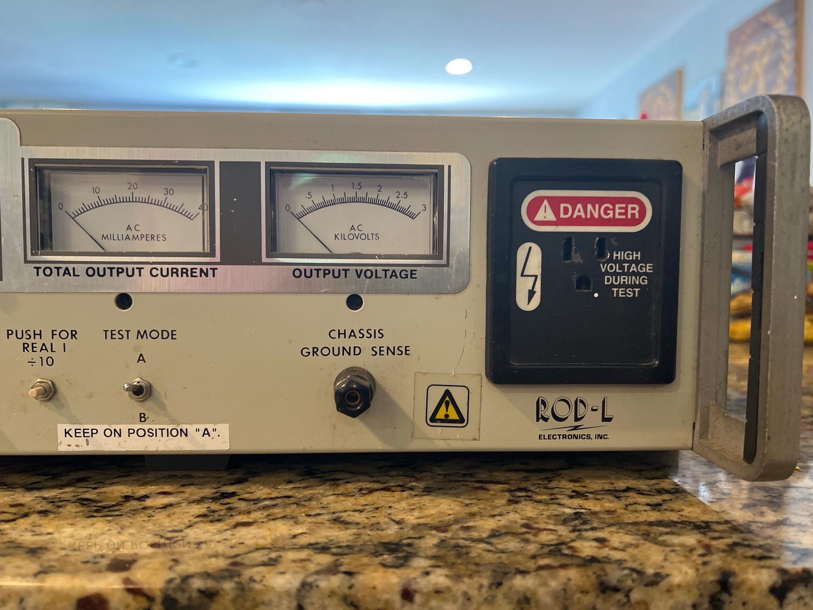 Used Rod-l M100BVS5 AC Hipot Tester, 5.0-25 Ground Continuity ...