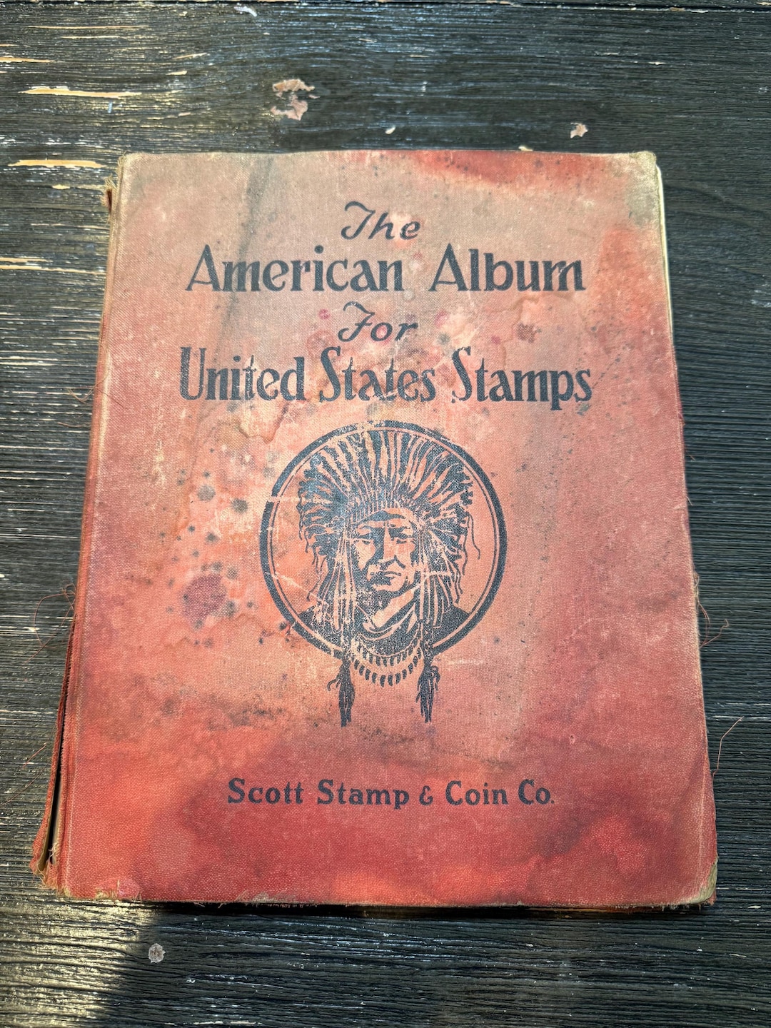 1930s Scott “american Album” for U.S. Stamps – Antique Stamp Collection ...